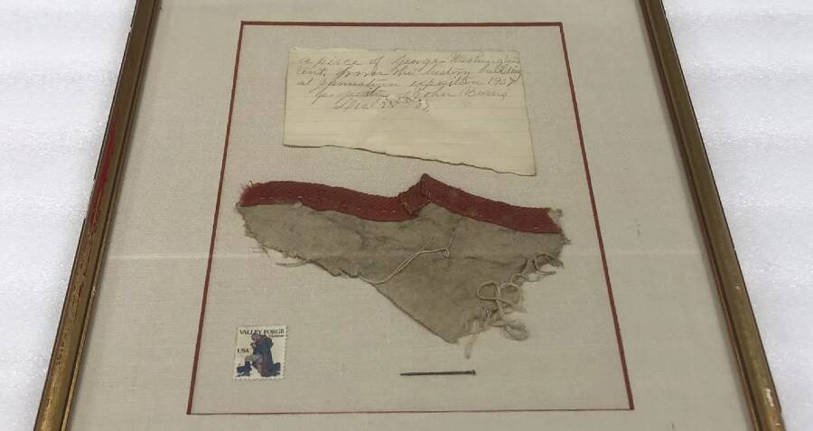 Rare Scrap Of George Washington's Tent Found On Goodwill Site