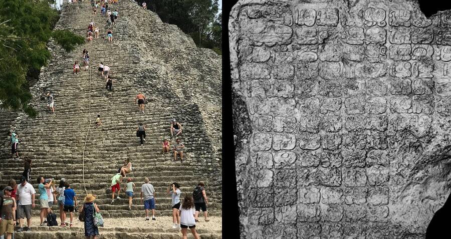 Stone Panel With Name Of Unknown Maya King Found In Mexico