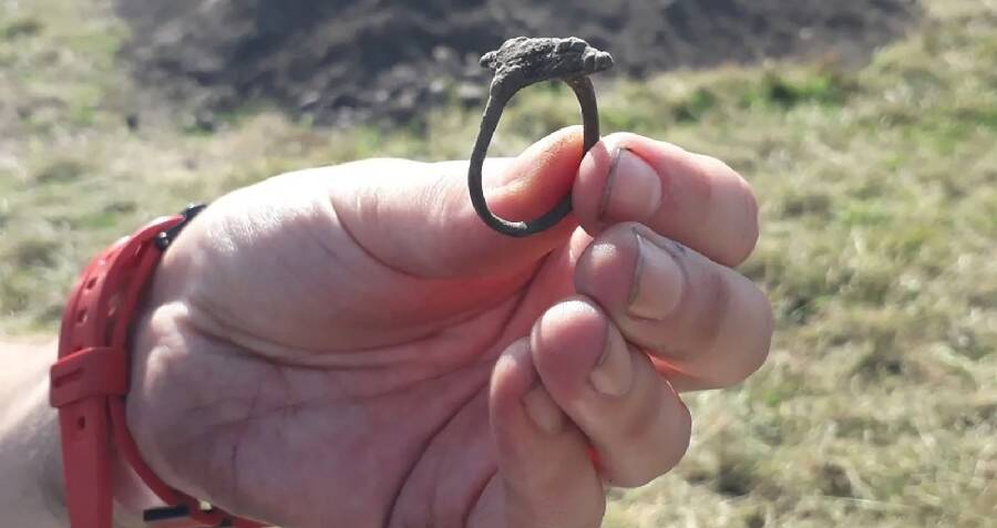 Rare Pictish Ring Found By Volunteer During Scottish Dig