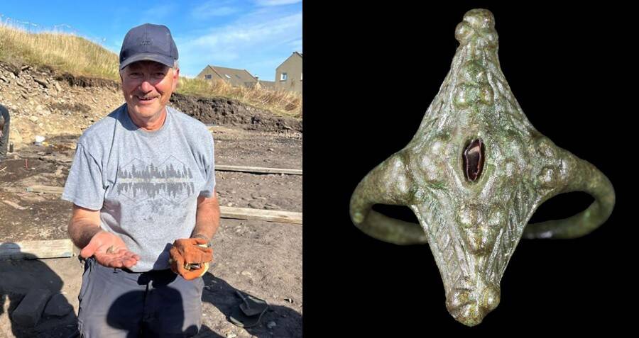 Rare Pictish Ring Found By Volunteer During Scottish Dig