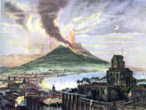 The Mount Vesuvius Eruption Of 79 C.E. That Destroyed Pompeii