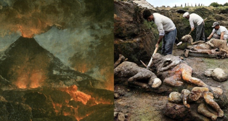 The Mount Vesuvius Eruption Of 79 C.E. That Destroyed Pompeii