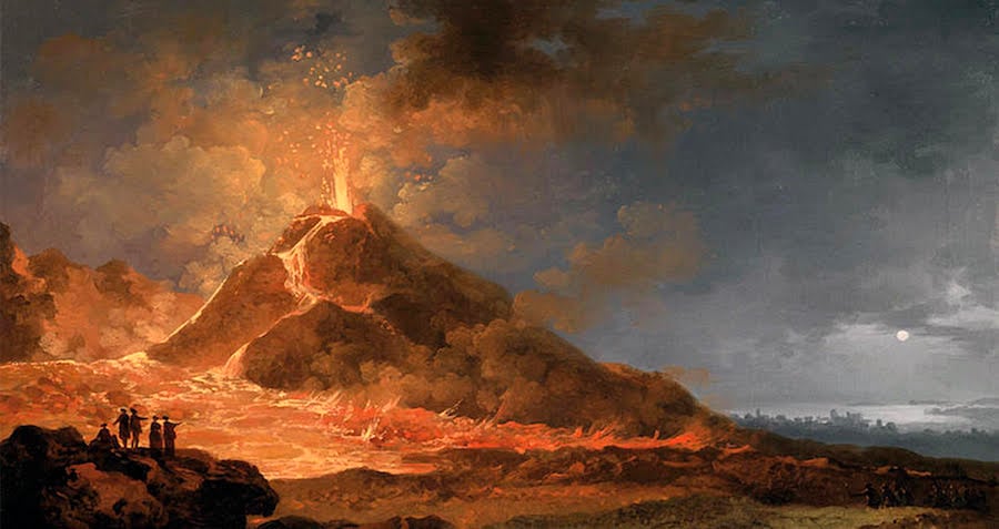 The Mount Vesuvius Eruption Of 79 C.E. That Destroyed Pompeii