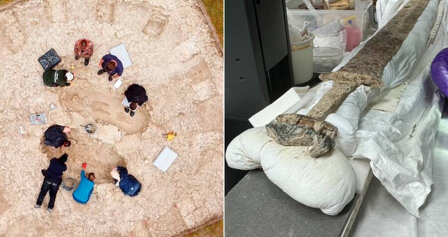 Medieval Anglo-Saxon Sword Unearthed In Canterbury