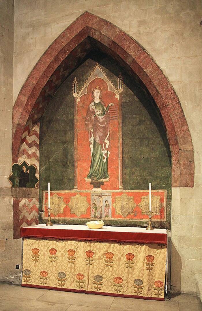 Medieval Murals At Angers Cathedral Revealed After Centuries