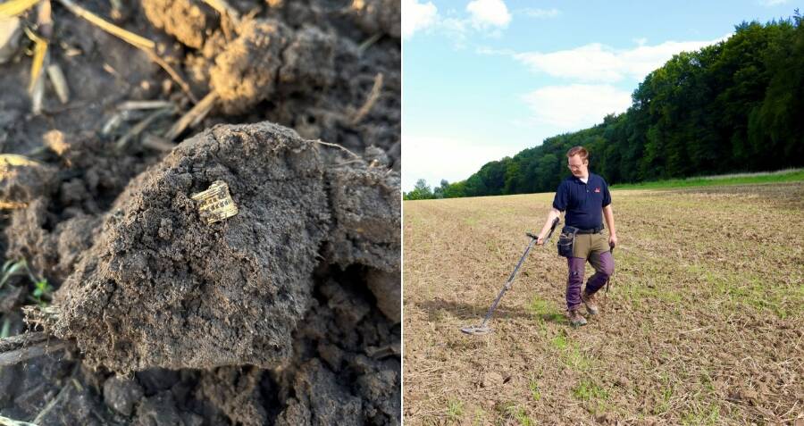 Ancient Roman Lock Made Of Gold Unearthed In Germany