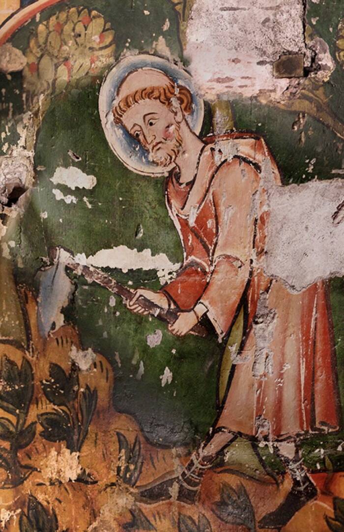 Medieval Murals At Angers Cathedral Revealed After Centuries