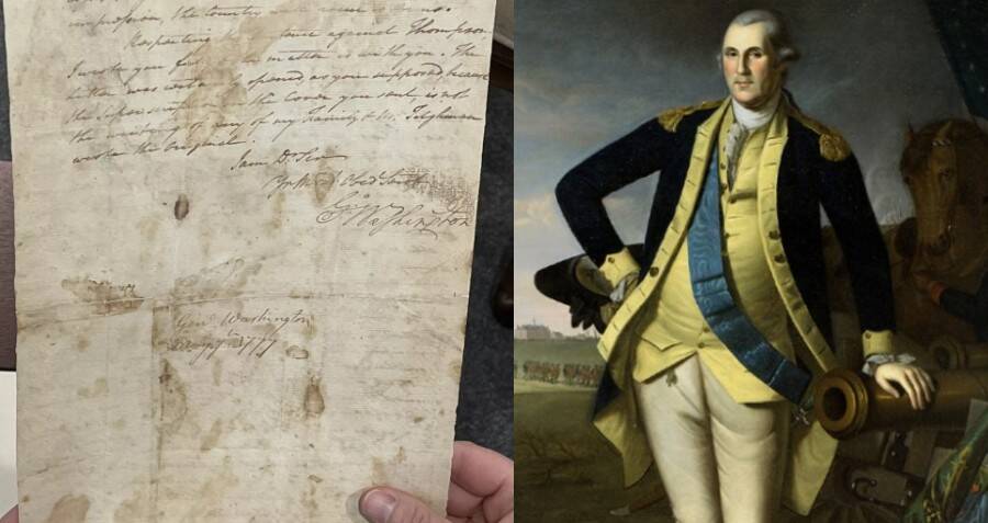 George Washington Letter From Revolutionary War Up For Sale