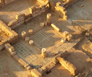 Plaster Face Found On Wall Of Ancient Libyan Villa