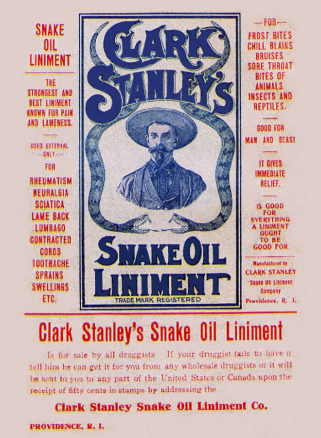 Snake Oil: How The Substance Went From A Real Cure To A Scam