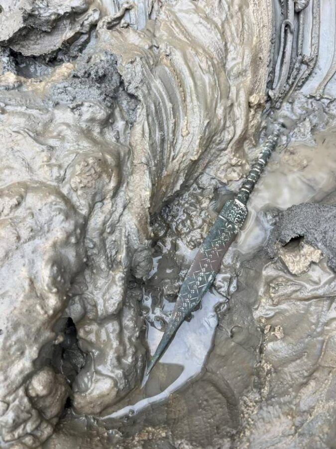 Metal Detectorists Find An Iron Age Dagger On A Polish Beach