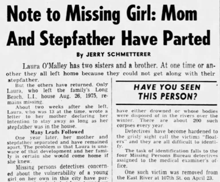 Remains In California Identified As NYC Teen Missing Since 1975