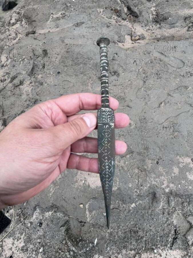 Metal Detectorists Find An Iron Age Dagger On A Polish Beach