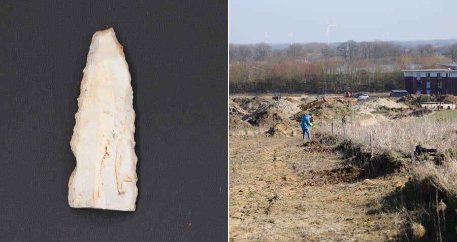 4,500-Year-Old Flint Blade Unearthed In Germany