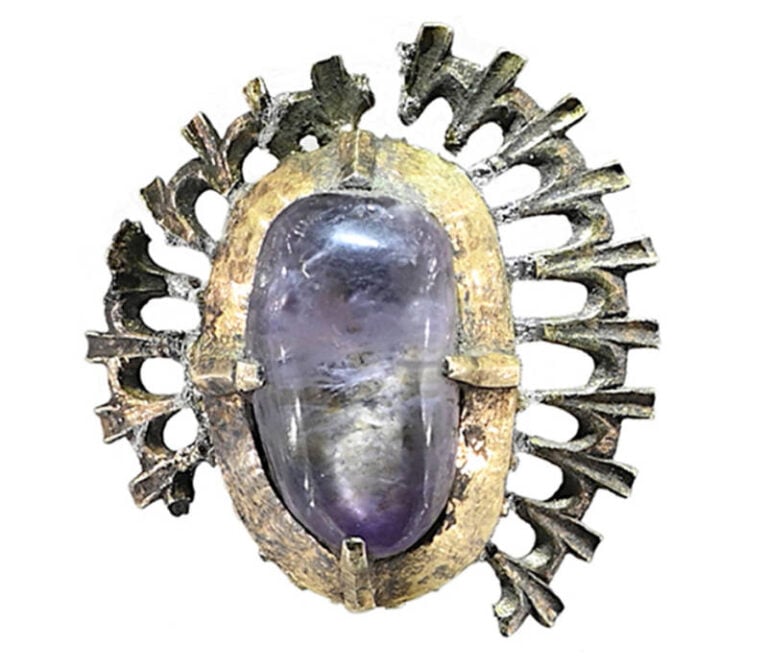 Medieval Amethyst Jewel Found In Moat Of Polish Castle