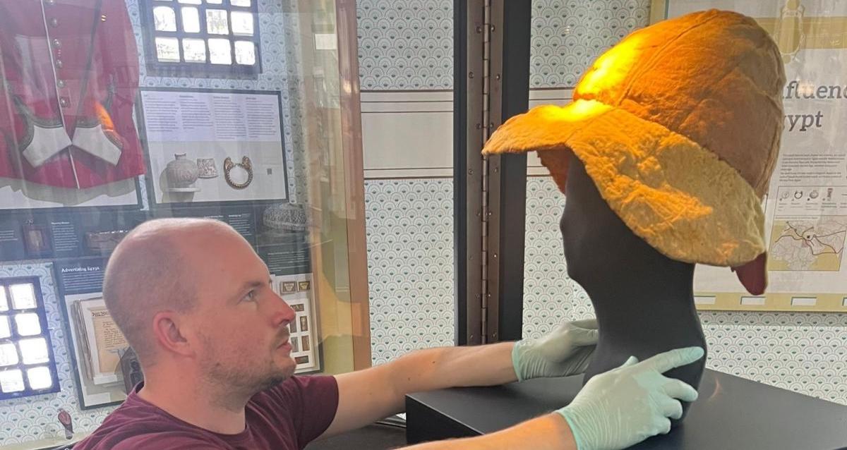 2,000-Year-Old Roman Soldier's Sun Hat Restored In England