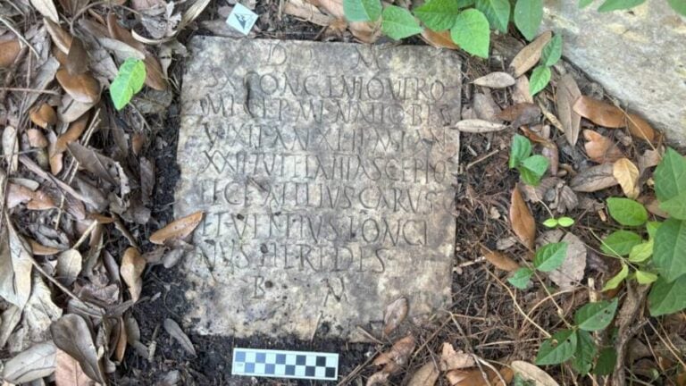 Ancient Roman Gravestone Found In New Orleans Backyard